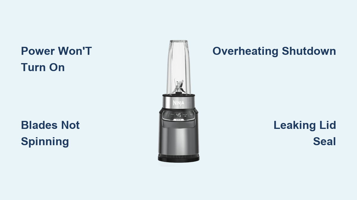 Ninja 1000 Blender Troubleshooting Guide