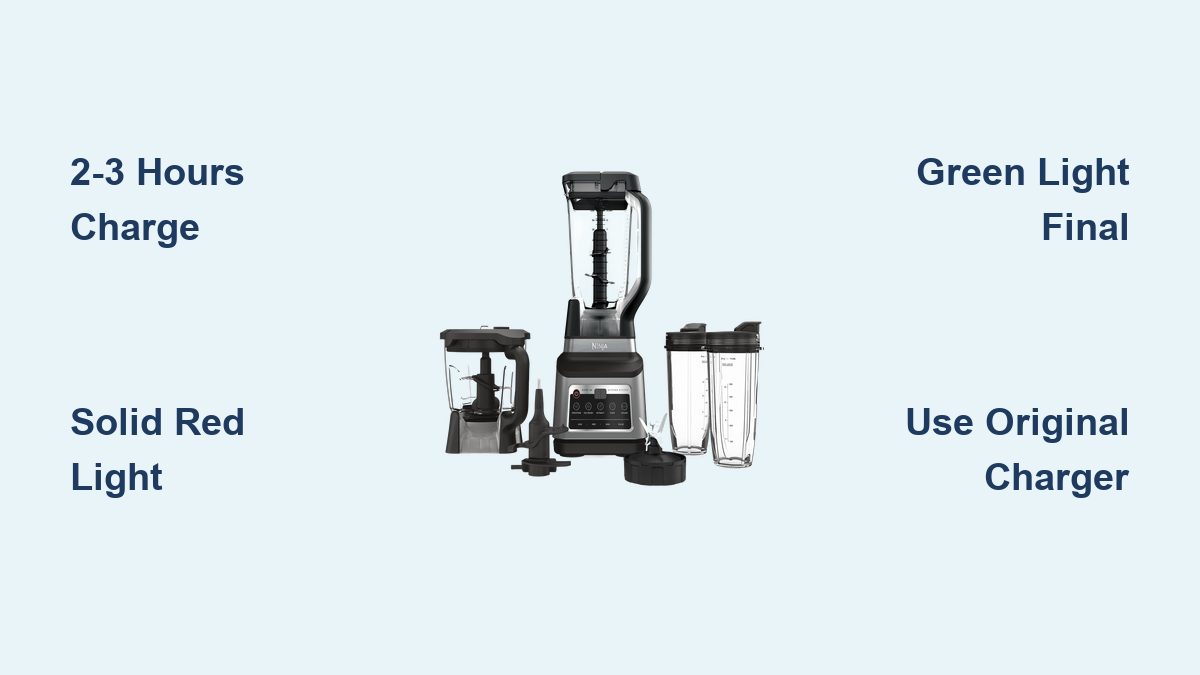 How Long to Charge Ninja Blender: Quick Guide