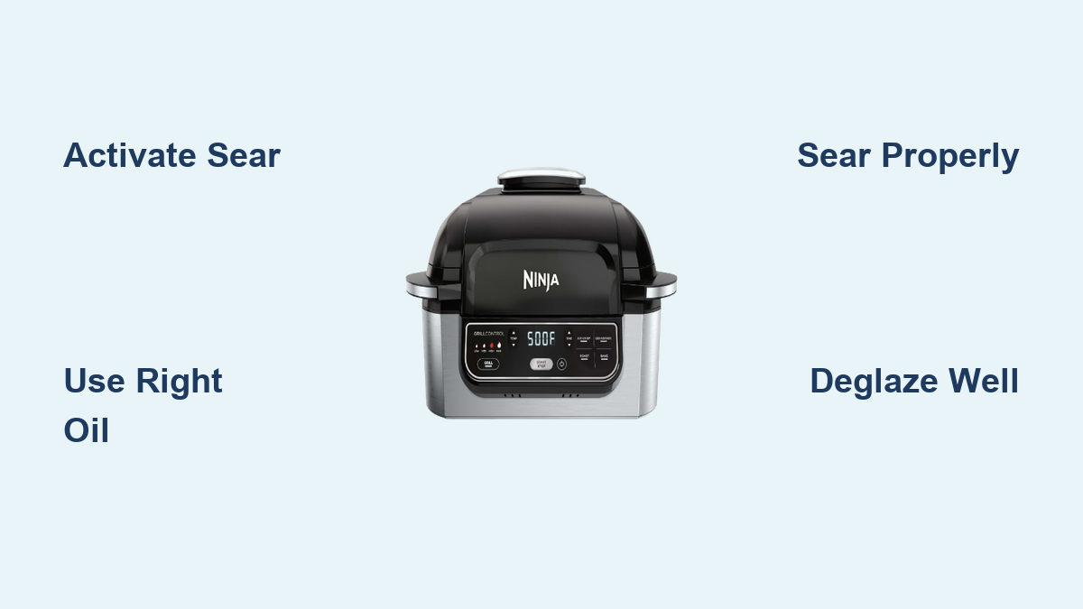 How to Use Sear on Ninja Foodi