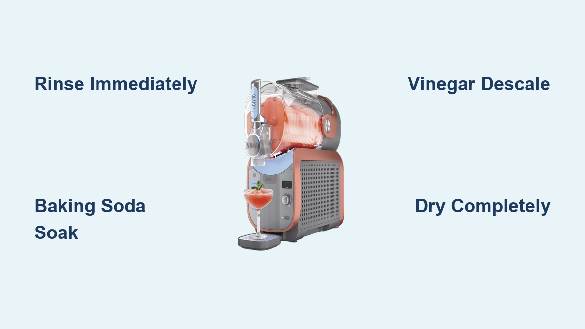 How to Clean Ninja Slushie Maker