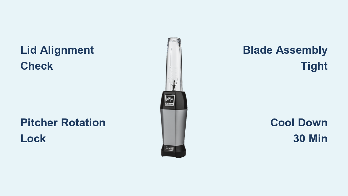 Ninja Blender Power Button Blinking Red: How to Fix