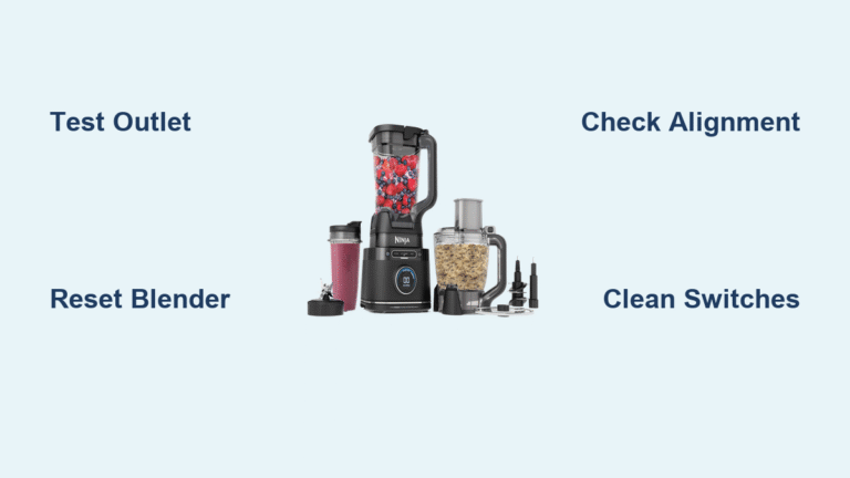 How to Fix Ninja Blender Not Turning On