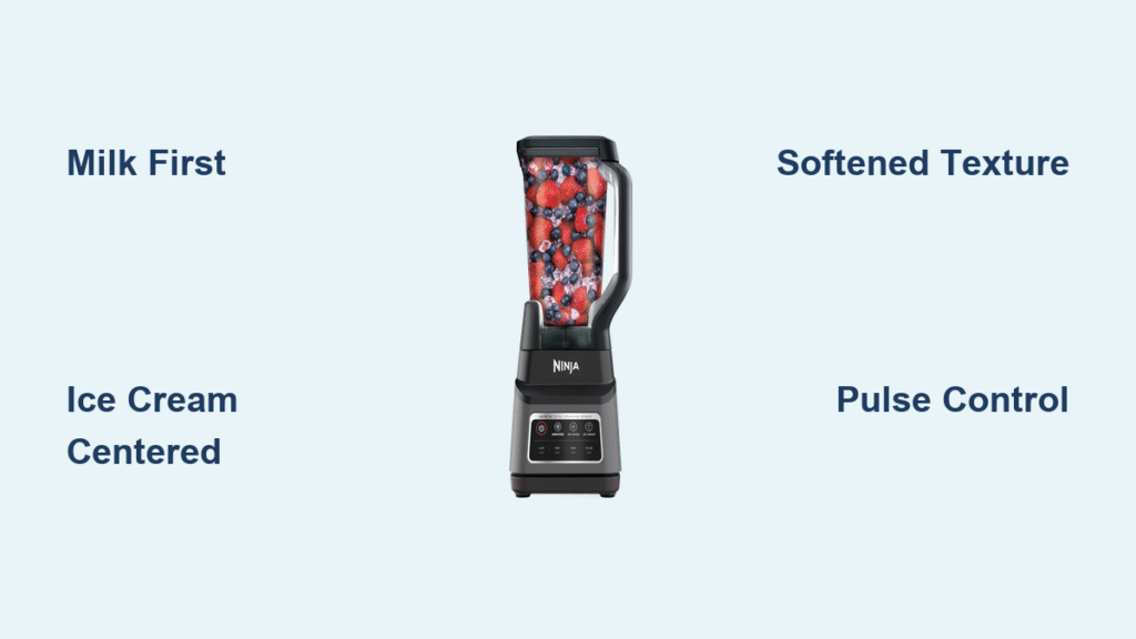 How to Make a Vanilla Milkshake with Ninja Blender