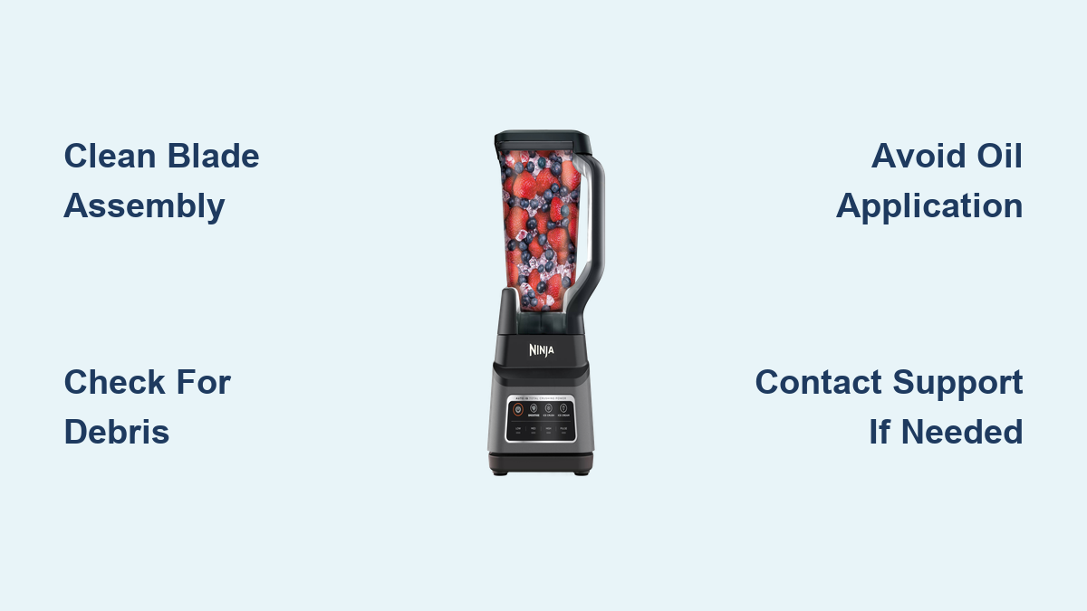 How to Lubricate Ninja Blender: Quick Steps