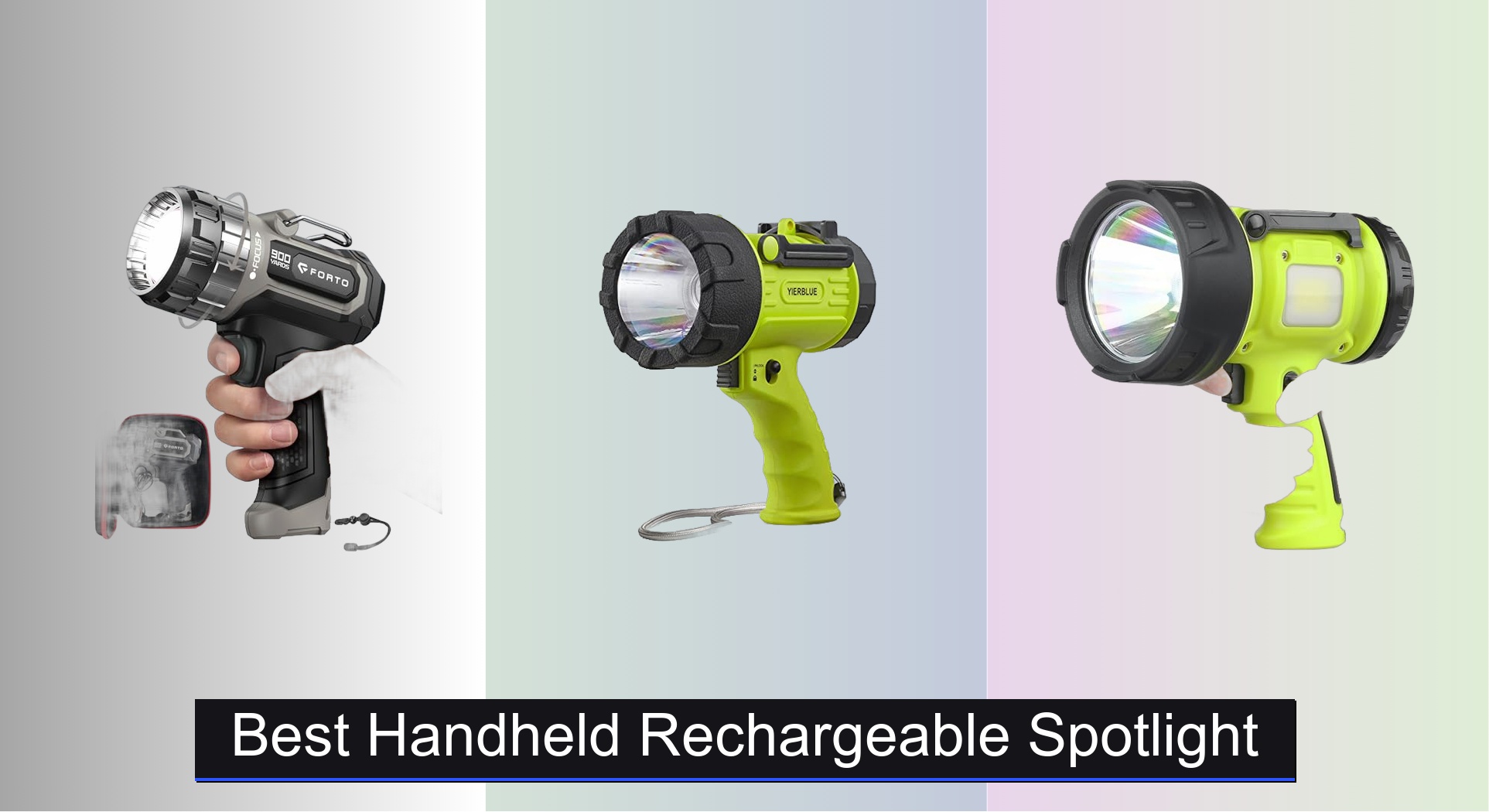 8 Best Handheld Rechargeable Spotlights 2026