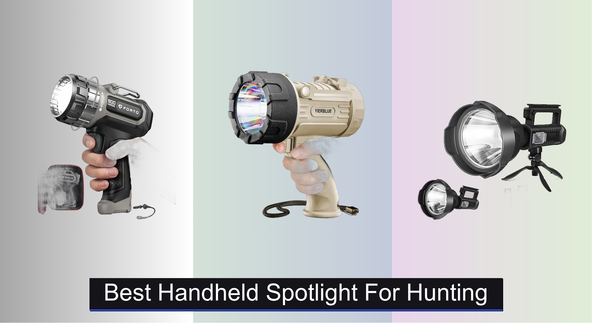 8 Best Handheld Spotlights for Hunting 2026