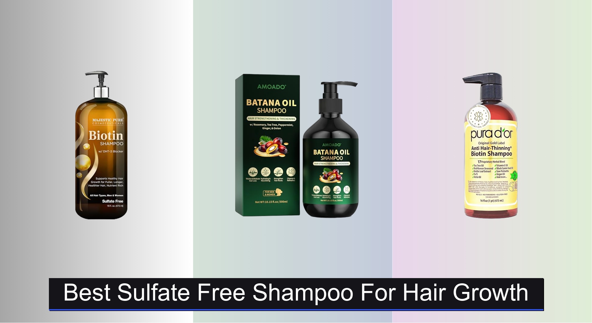 7 Best Sulfate Free Shampoos for Hair Growth 2026