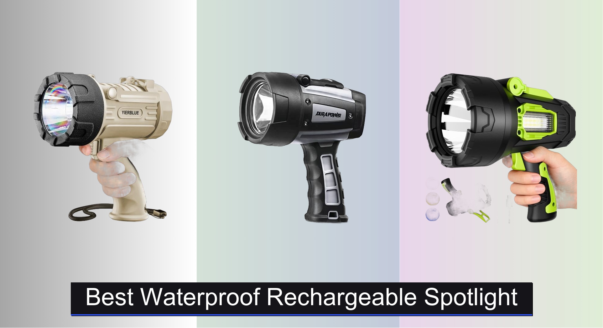 7 Best Waterproof Rechargeable Spotlights 2026