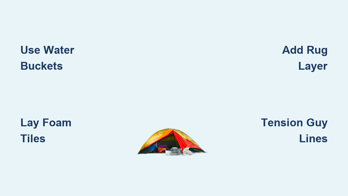 How to Set Up a Tent on Concrete: Easy Steps