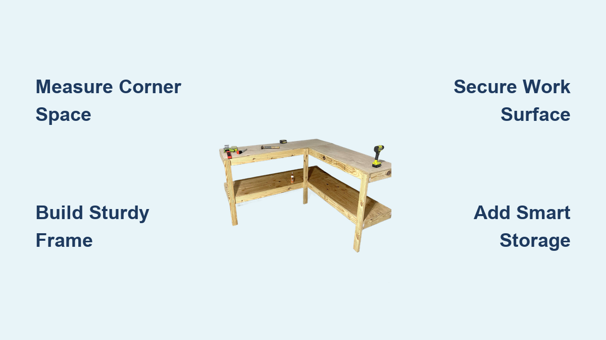 How to Build a Corner Workbench: Easy DIY Guide