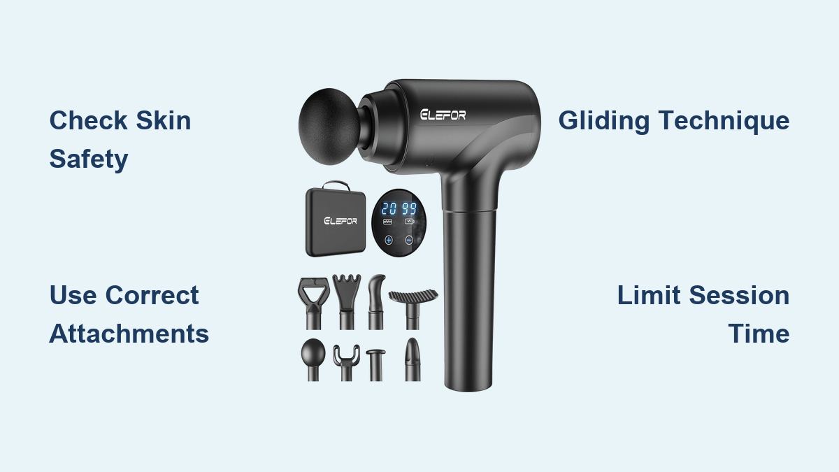 How to Use Elefor Massage Gun: Quick Guide