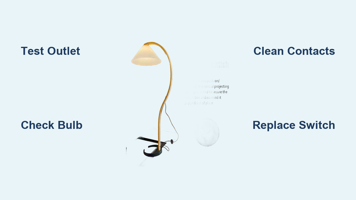 How to Fix Floor Lamp Switch Not Working
