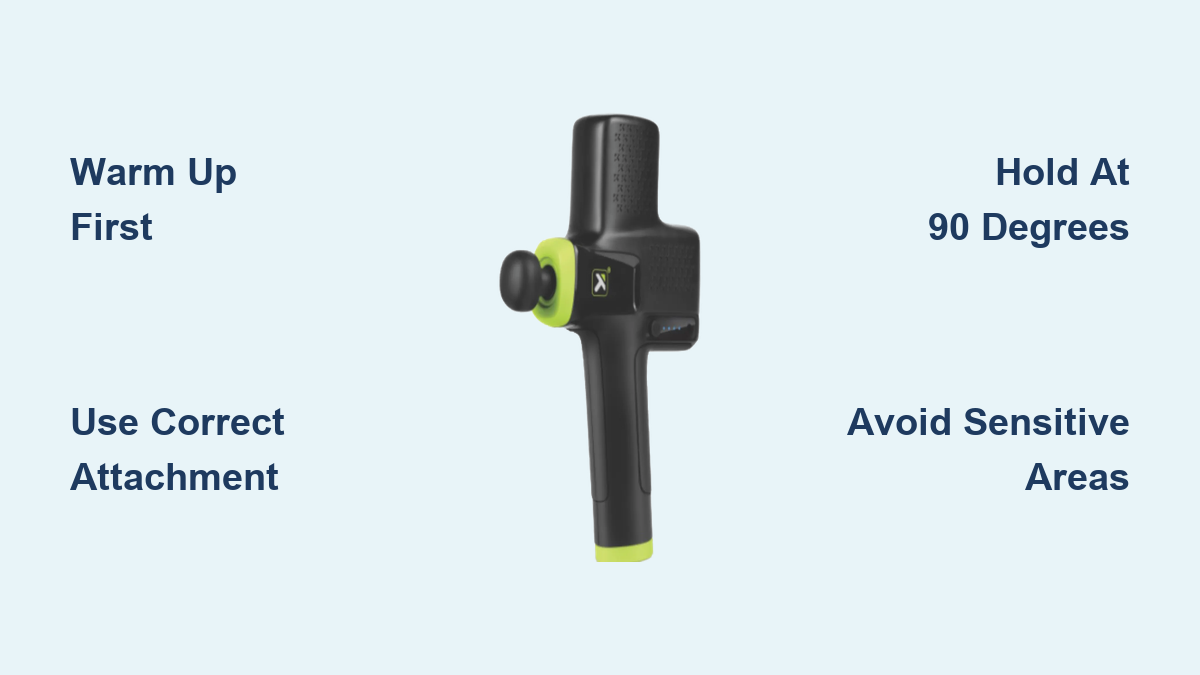 How to Use a Trigger Point Massage Gun